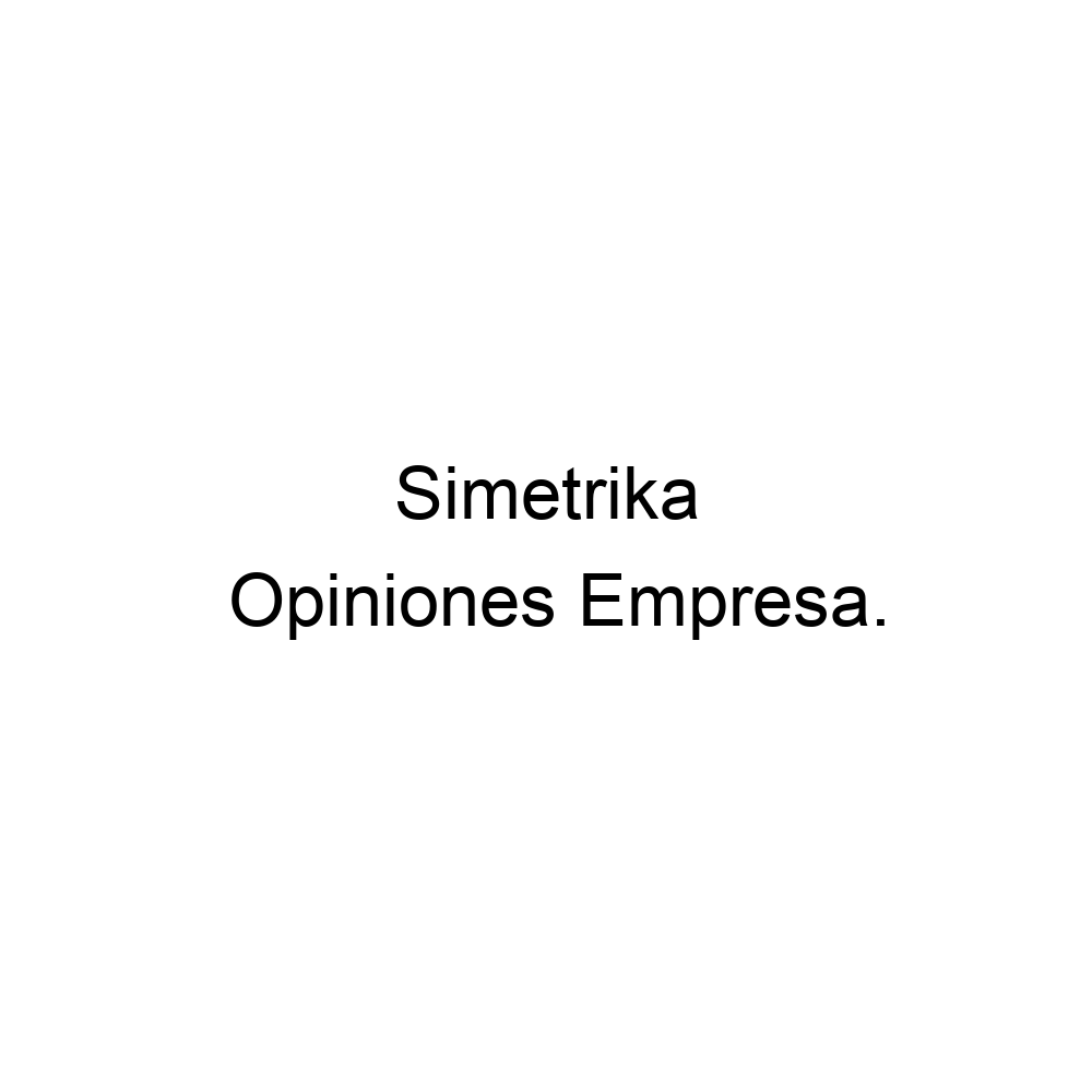 Opiniones Simetrika,